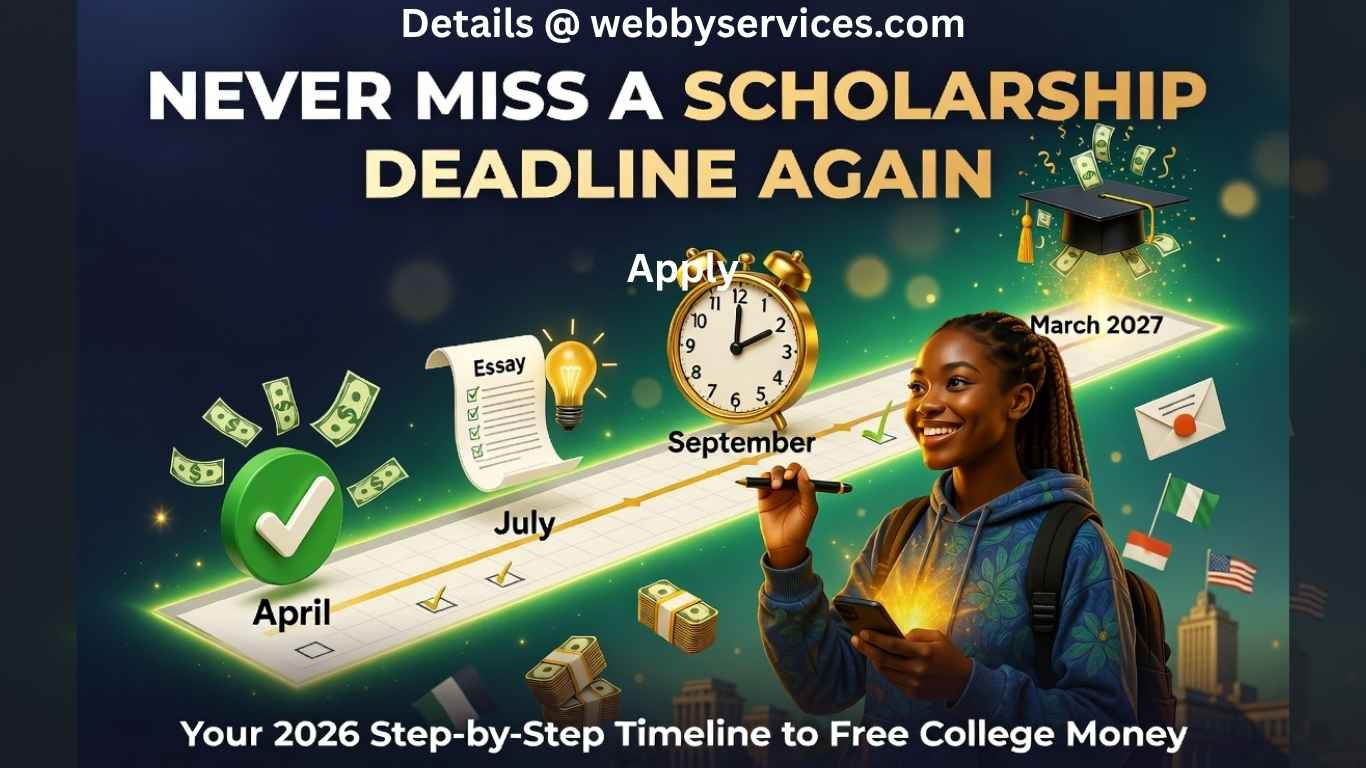 Never Miss a Scholarship Deadline Again: The Ultimate 2026 Step-by-Step ...